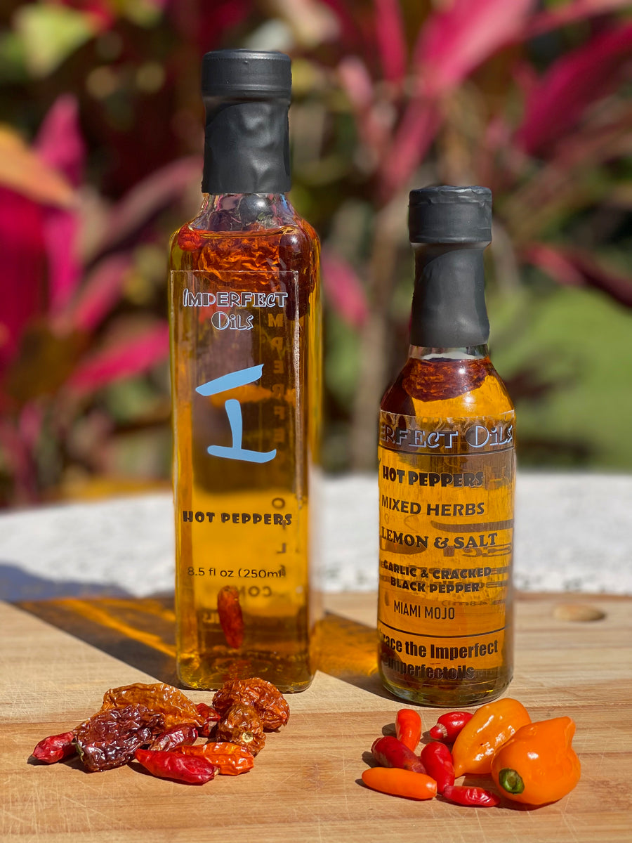Hot Peppers - Extra Virgin Olive Oil - 250 ml – Imperfect Oils LLC